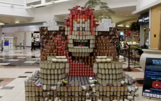 Disney Cast Members Create ‘Wreck-It Ralph’ CANstruction for Local Food ...