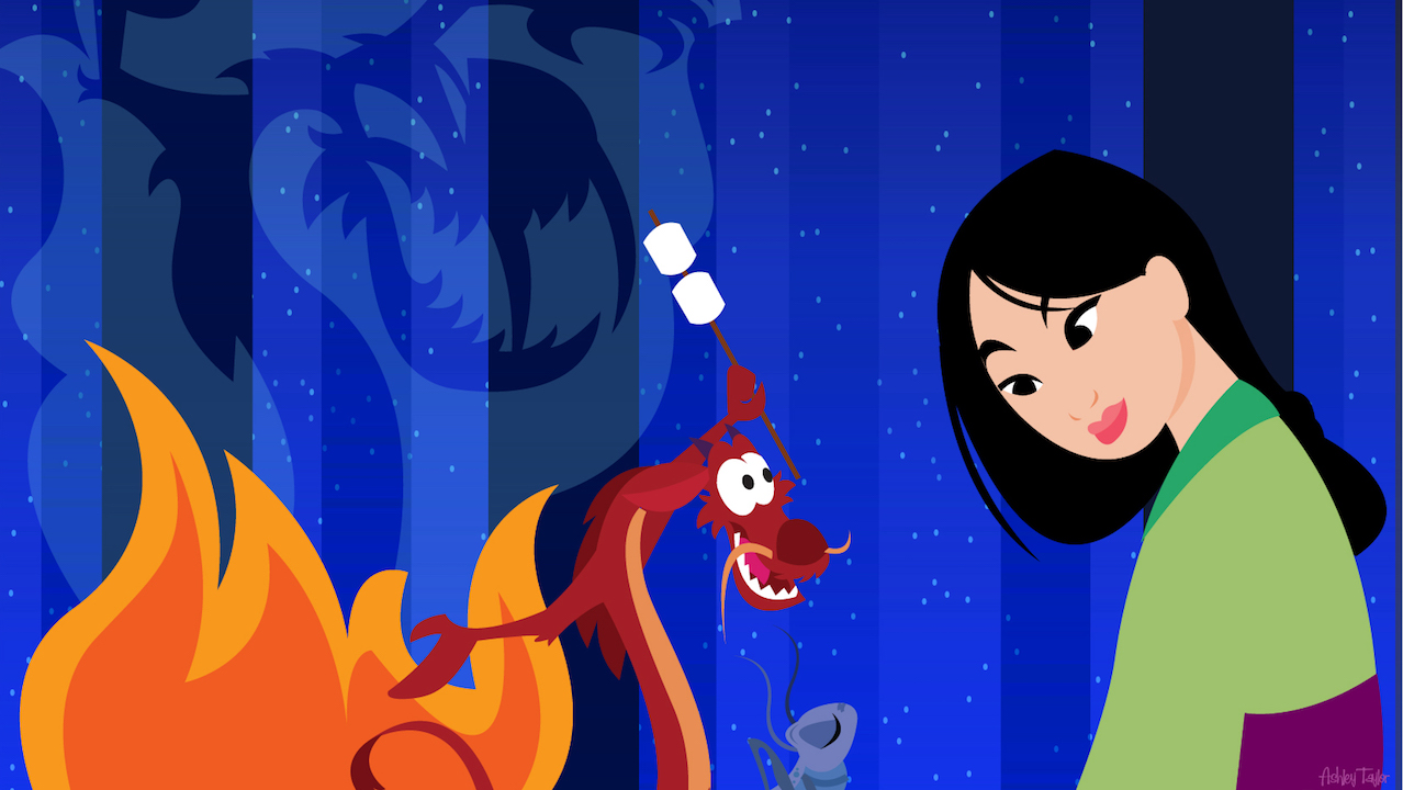 Disney Doodle: Mushu & Mulan Visit Disney’s Fort Wilderness Resort ...