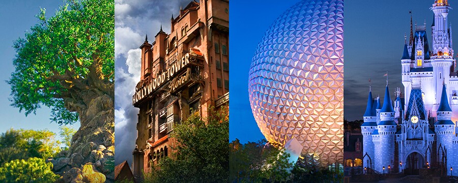 Four Amazing Theme Parks at Walt Disney World Resort | Walt Disney ...